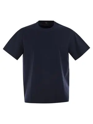 Herno Stretch Cotton T-shirt - Blue