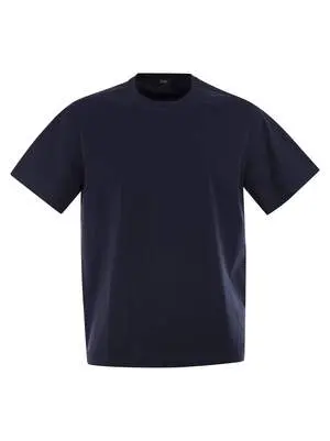 Herno Stretch Cotton T-shirt - Blue