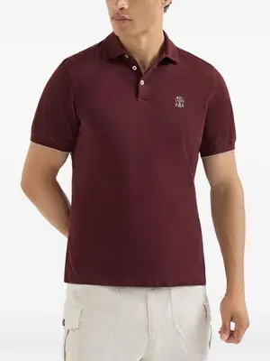 Brunello Cucinelli Logo Cotton Polo Shirt