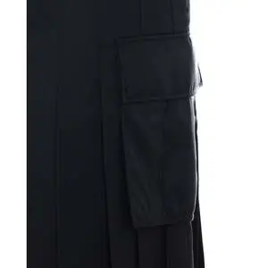 Sacai Pleated Layered Midi Skirt