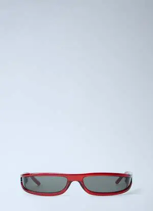 Rick Owens Fog Sunglasses - Red