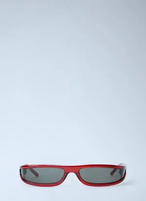 Rick Owens Fog Sunglasses - Red
