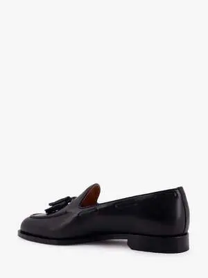 Loro Piana Serge Tassel Leather Loafers - Black