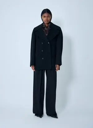 Saint Laurent Tailored Wool Coat