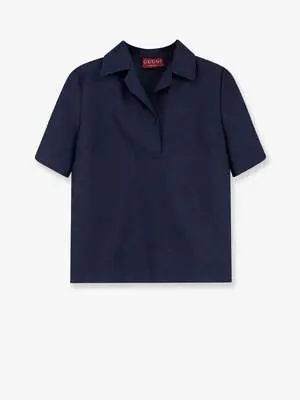 Gucci Fabric Polo Shirt With Gg Pattern