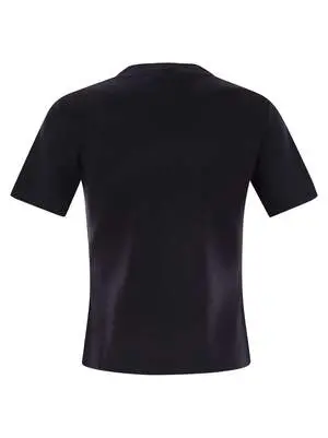 Max Mara Nerina Basic Cotton T-shirt - Blue