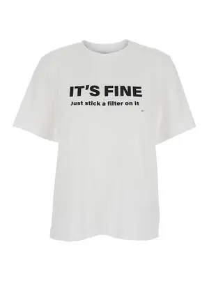 Victoria Beckham Drop Shoulder T-shirts For Women