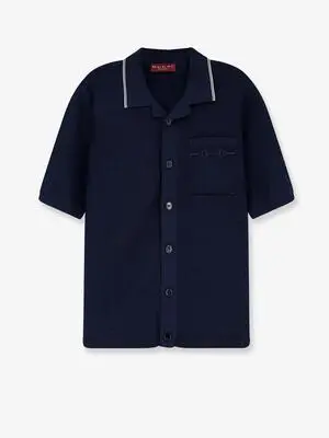 Gucci Viscose Blend Polo Shirt With Front Horsebit Embroidery - Multicolor