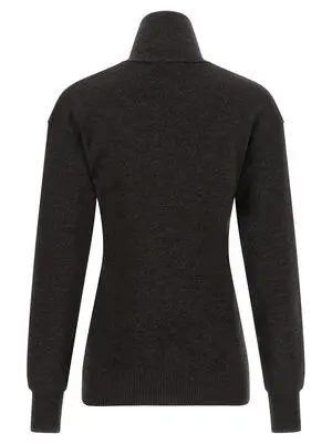 LEMAIRE Button Cardigan - Brown
