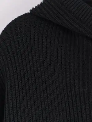 Rick Owens Virgin Wool Cardigan - Black