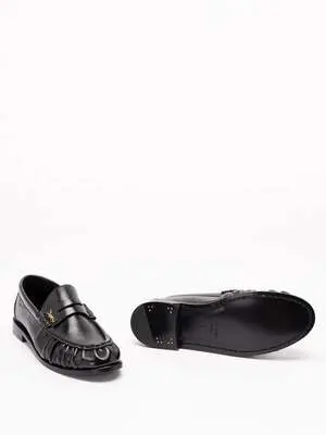 Saint Laurent Leather Loafers - Multicolor
