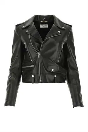 Saint Laurent Nappa Leather Jacket - Black
