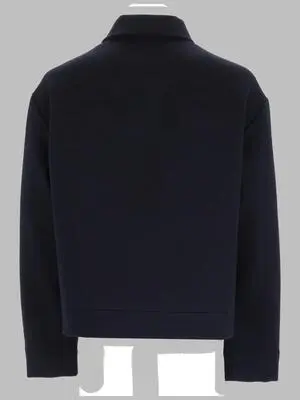Gucci Cotton Jersey Jacket With Embroidery - Blue