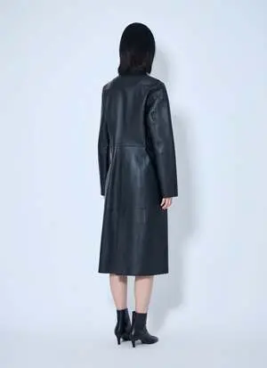 TOTEME Slim Leather Coat