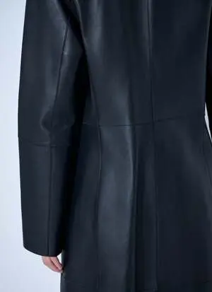 TOTEME Slim Leather Coat