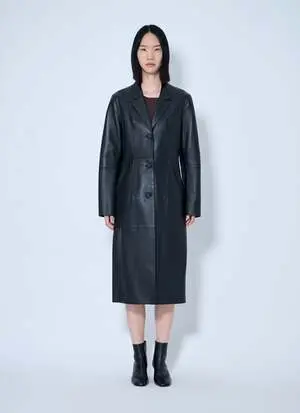 TOTEME Slim Leather Coat