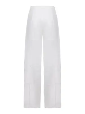JIL SANDER Cotton Palazzo Trousers