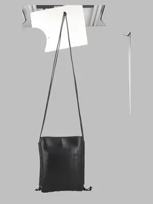 Hereu Borsa A Tracolla Trena In Pelle - Black