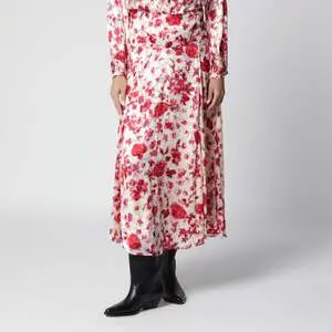 Isabel Marant Étoile Printed Silk Devore Georgette Hilza Skirt - Multicolor