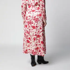Isabel Marant Étoile Printed Silk Devore Georgette Hilza Skirt - Multicolor
