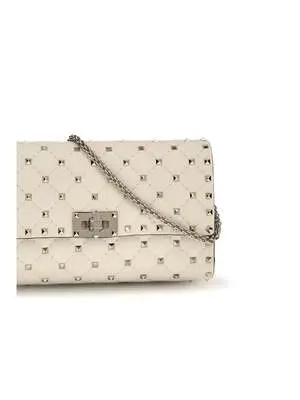Valentino Garavani Rockstud Spike Quilted Nappa Shoulder Bag - Multicolor