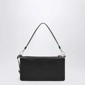 Prada Aged Leather Pouch - Black