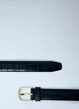 TOTEME Embossed Leather Belt