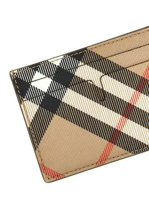 Burberry Check Card Holder