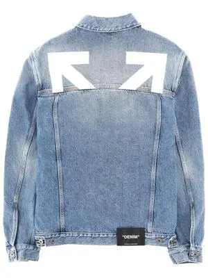 Off-White Denim Jacket With Print