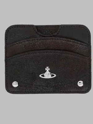 VIVIENNE WESTWOOD Portacarte Half Moon - Brown