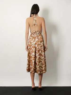 Max Mara Mxmebella Printed Cotton Dress - Multicolor