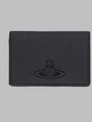 VIVIENNE WESTWOOD Portacarte Flap Con Orb - Black