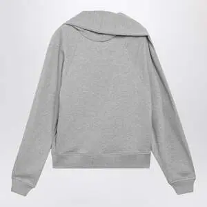 Dries Van Noten Melange Grey Cotton Sweatshirt