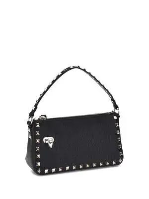 Valentino Garavani Rockstud Shoulder Bag - Black