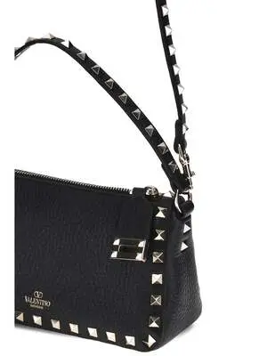 Valentino Garavani Rockstud Shoulder Bag - Black