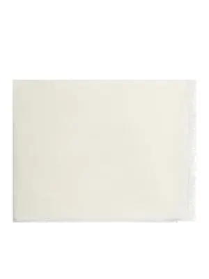 Max Mara Vetusta Wool And Silk Scarf With Jacquard Logo