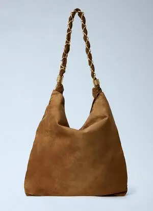 Saint Laurent Amalia Suede Shoulder Bag