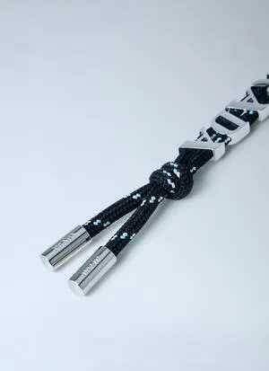 Prada Logo Embellished Keychain