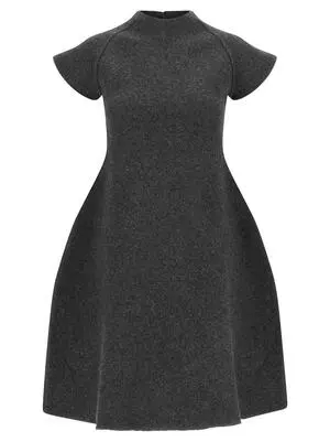 JIL SANDER Virgin Wool Dress - Gray