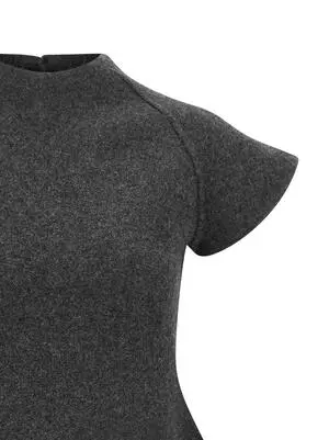JIL SANDER Virgin Wool Dress - Gray