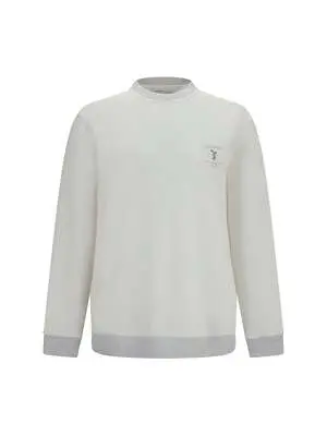 Brunello Cucinelli Cotton Sweatshirt - White