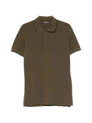 TOM FORD Piquet Cotton Polo Shirt - Multicolor