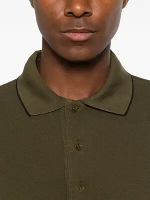 TOM FORD Piquet Cotton Polo Shirt