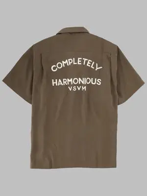 Visvim Camicia A Manica Corta Con Logo