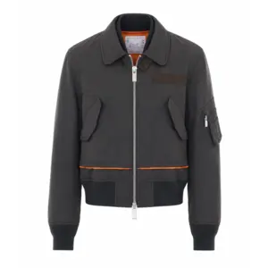 Sacai Nylon Twill Blouson - Green