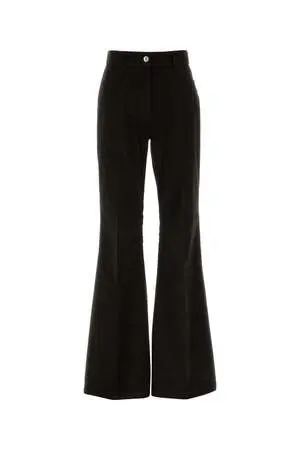 FERRAGAMO Dark Corduroy Flared Pant - Brown