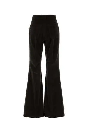 FERRAGAMO Dark Corduroy Flared Pant - Brown