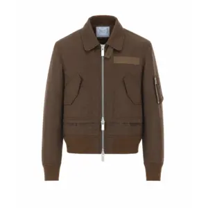 Sacai Nylon Twill Blouson - Brown