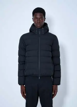 Moncler Arajoki Hooded Short Down Jacket - Black