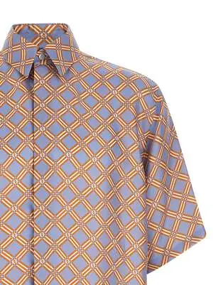 Fendi Net' Print Silk Shirt